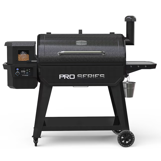 Pit Boss Pro Series V3 1150-Sq. in Grey Pellet Grill with Smart Compat ...