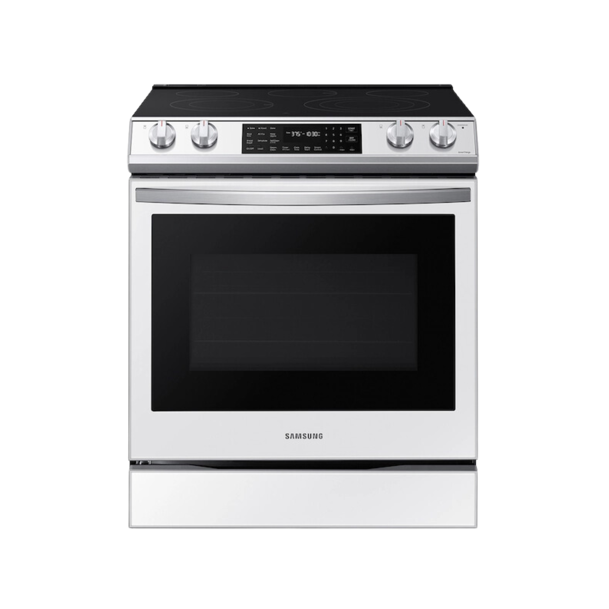 Samsung Bespoke 6.3 cu. ft. Smart Front Control Slide-In Electric Rang ...